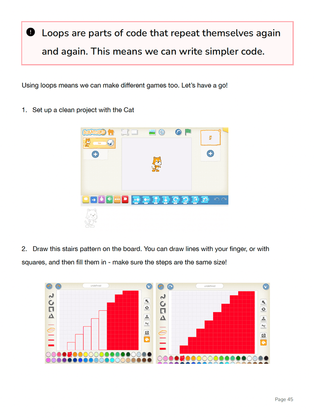 Workbook Scratch Jr: Scratch Jr workbook crafted for kids